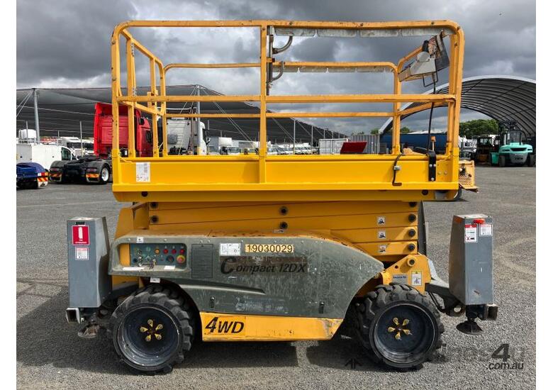 Used 2013 haulotte COMPACT 12DX Rough Terrain Scissor Lift in , - Listed on Machines4u