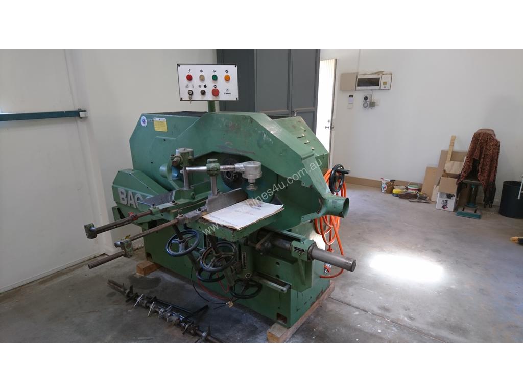 Used bacci Bacci Round End Tenoner For Woodwork Single End Tenoner in ...