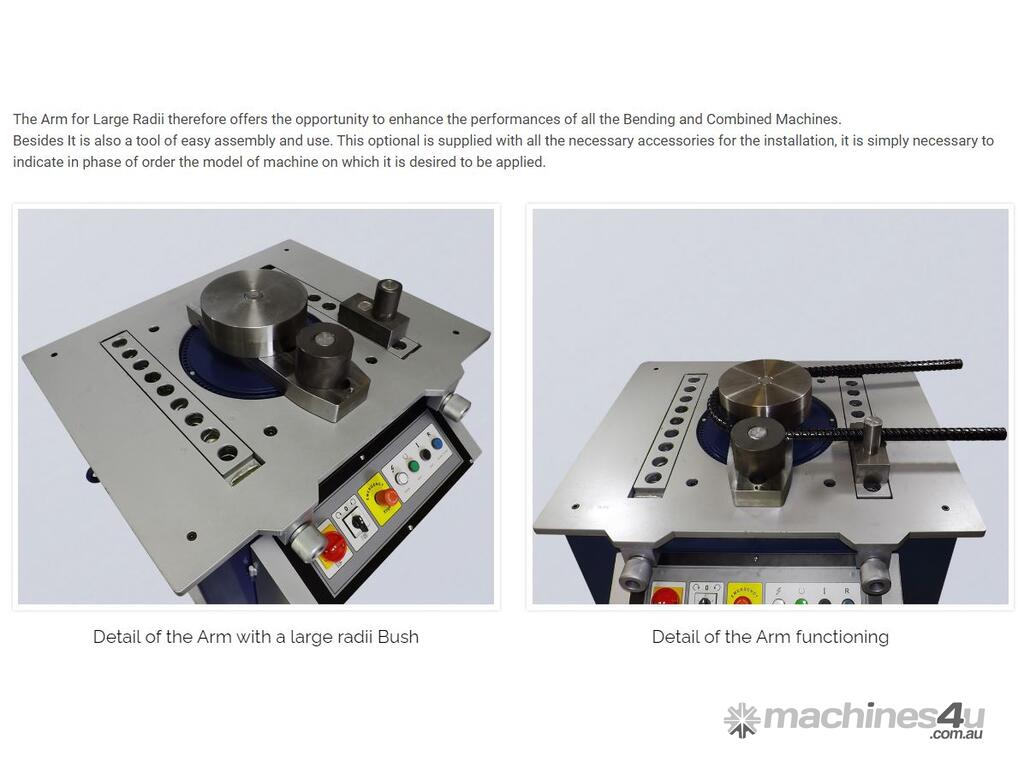 New Ofmer Rebar Bending Machines Standard Series Rebar Bending Machines ...
