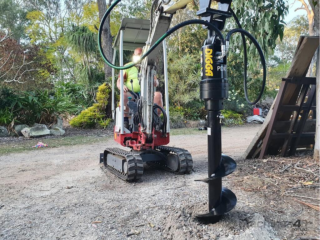 New digga Digga PDX Auger Drive for Mini Excavators up to 2T Excavator ...