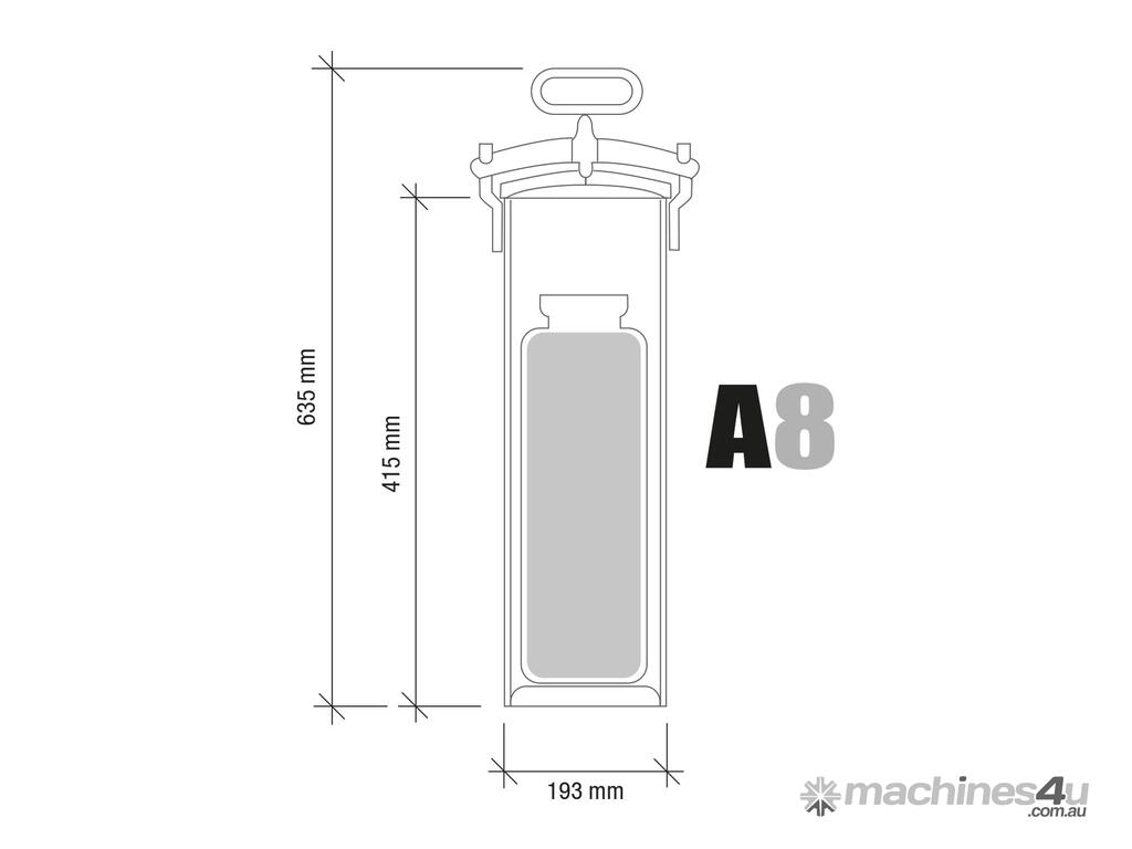 New pizzi 8Kg Glue Feeder Tank for PVA with 1 x 0002 Nozzle Series A8 ...
