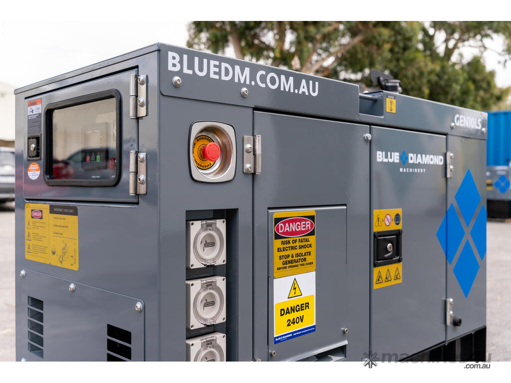 Buy New blue diamond 10 kVA Diesel Generator - Single Phase 240V Quiet ...