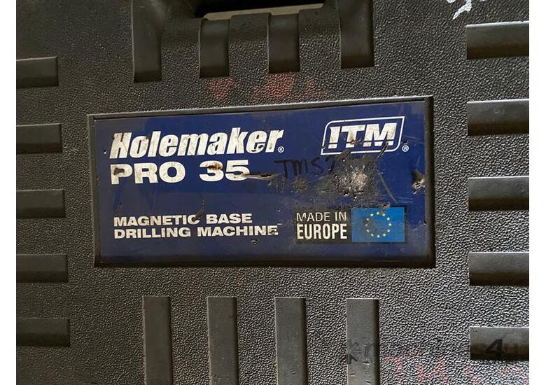 Used HOLEMAKER PRO 35 MAGNETIC BASE DRILLING MACHINE HOLEMAKER PRO 35 ...