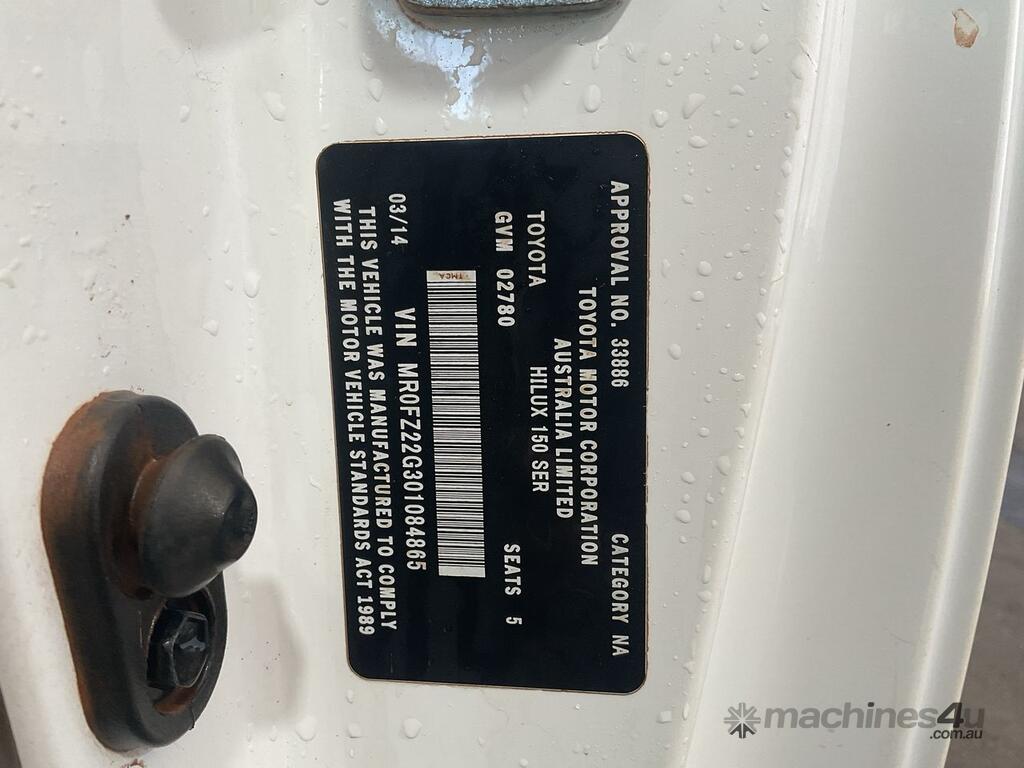 Buy Used 2014 Toyota 2014 Toyota Hilux SR Diesel Utes in , - Listed on ...