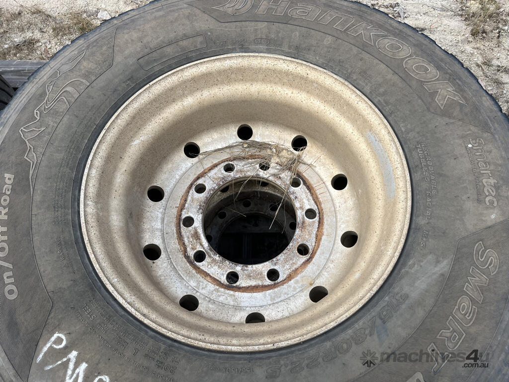 Buy Used Qty of 2 x 315 80R22 5 Tyres on Rims Truck Tyres in , - Listed ...