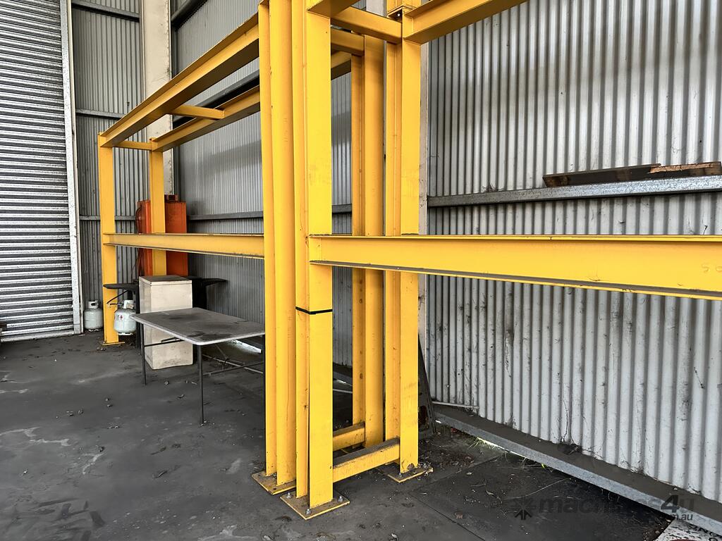Used x6 Steel Fabricated Heavy Duty Coil Racks Racking/Shelving/Storage ...