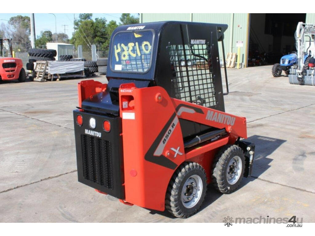 New manitou MANITOU 850R Skid Steer Loader 1 4T with 4in1 Bucket Skid ...