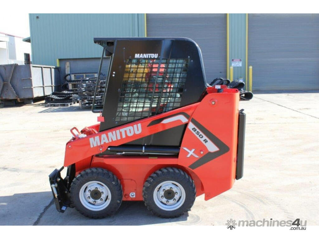 New manitou MANITOU 850R Skid Steer Loader 1 4T with 4in1 Bucket Skid ...