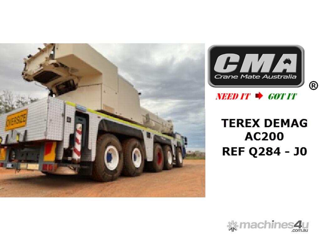 Used 2011 terex demag AC200 All Terrain Cranes in NOOSAVILLE, QLD