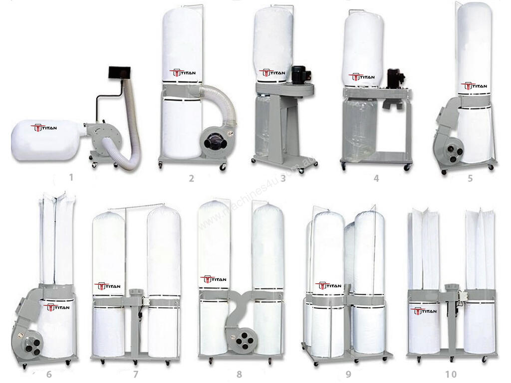 New titan Titan Portable Dust Extractors Dust Collection Systems in ...