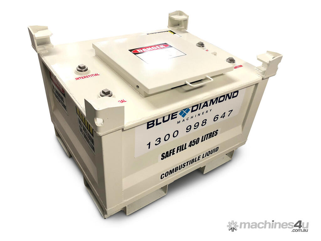 New blue diamond Fuel Tank Cube 500L Self Bunded Baffled- Diesel Diesel ...