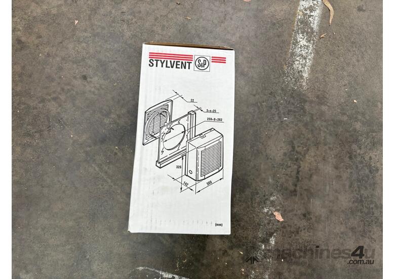 Used 39 X StylVent Electric Window Wall fan with Spares on Pallet ...