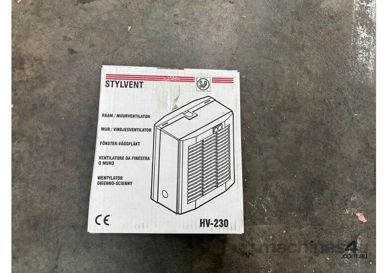 Used 39 X StylVent Electric Window Wall fan with Spares on Pallet ...