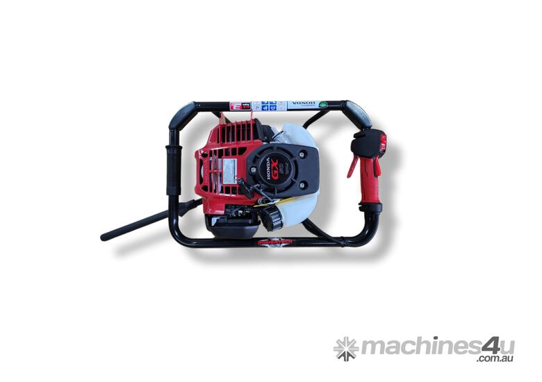 New PowerTech Powertech Honda Post Hole Digger V3 - Includes 250mm 100mm Augers Post Hole Borers ...