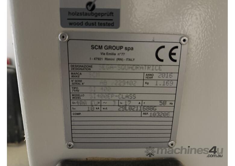 Used 2016 SCM SCM Panel Saw Si 400 EP-Class all electronic Panel Saw ...