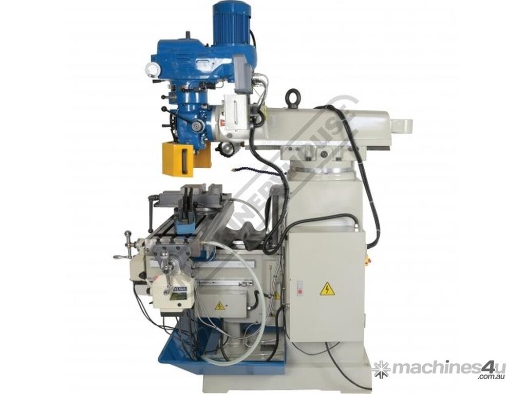 New hafco metalmaster BM-63VE Industrial Turret Milling Machine Table ...