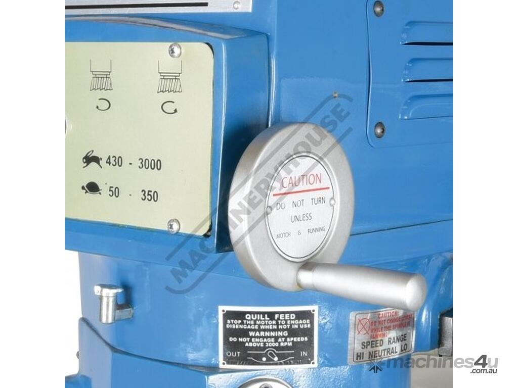 New hafco metalmaster BM-63VE Industrial Turret Milling Machine Table ...