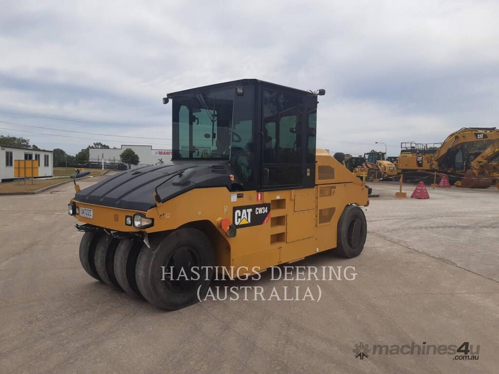 Used 2018 Caterpillar CW34LRC Multi Wheel Roller (835223) - Listed on ...