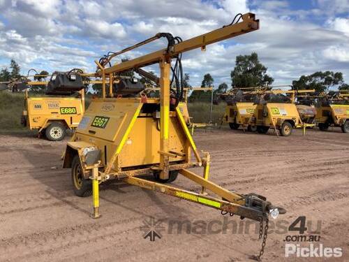 Used 2007 allight 2007 Allight Single Axle Light Tower Trailer Mobile ...