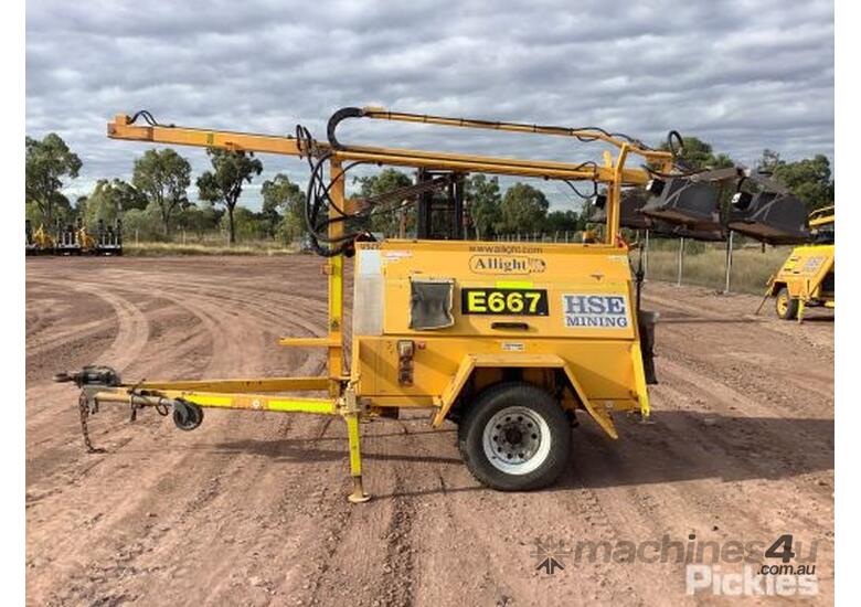 Used 2007 allight 2007 Allight Single Axle Light Tower Trailer Mobile ...