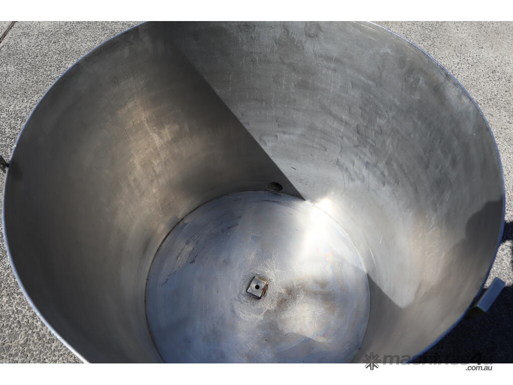 Used Stainless tank Open Top Stainless Steel Tank - 180L Stainless ...