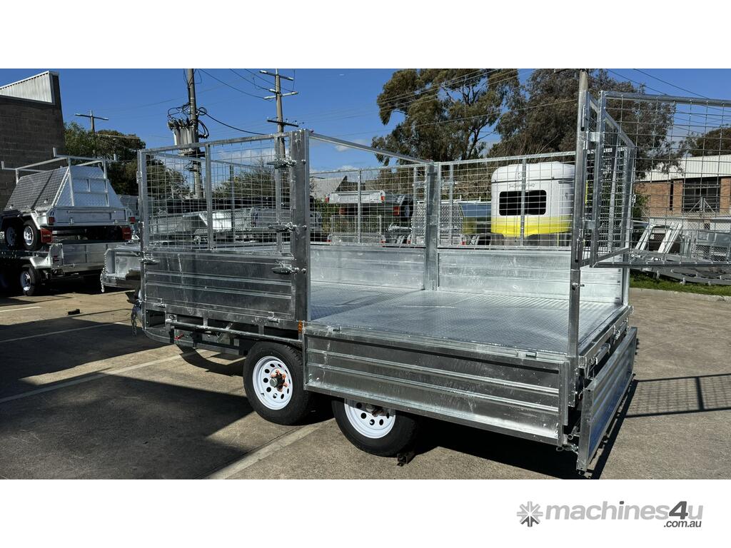 Buy New big man BIGMAN TRAILER 12x7 Flat Top Tipper Trailer 3500KG with ...