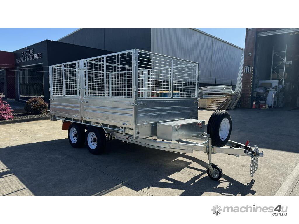 Buy New big man BIGMAN TRAILER 12x7 Flat Top Tipper Trailer 3500KG with ...