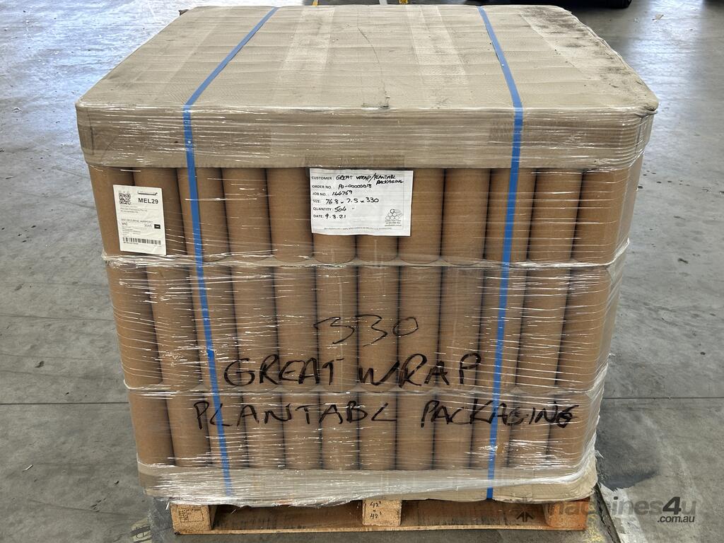 Used Approx 500x Shrink Wrap Cores (1192024)