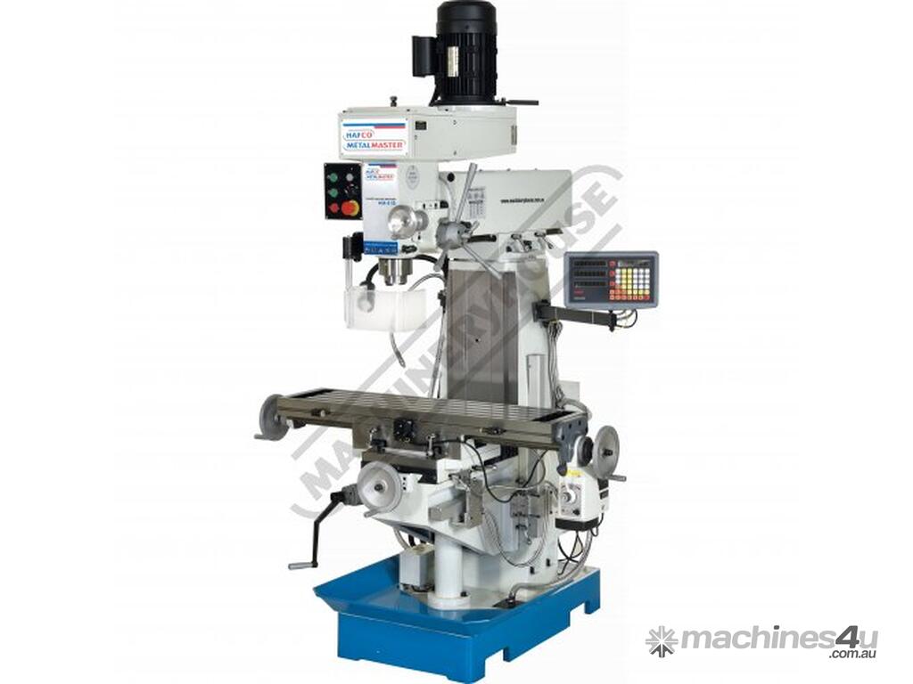New hafco metalmaster HM-51B Workshop Turret Milling Machine Table ...