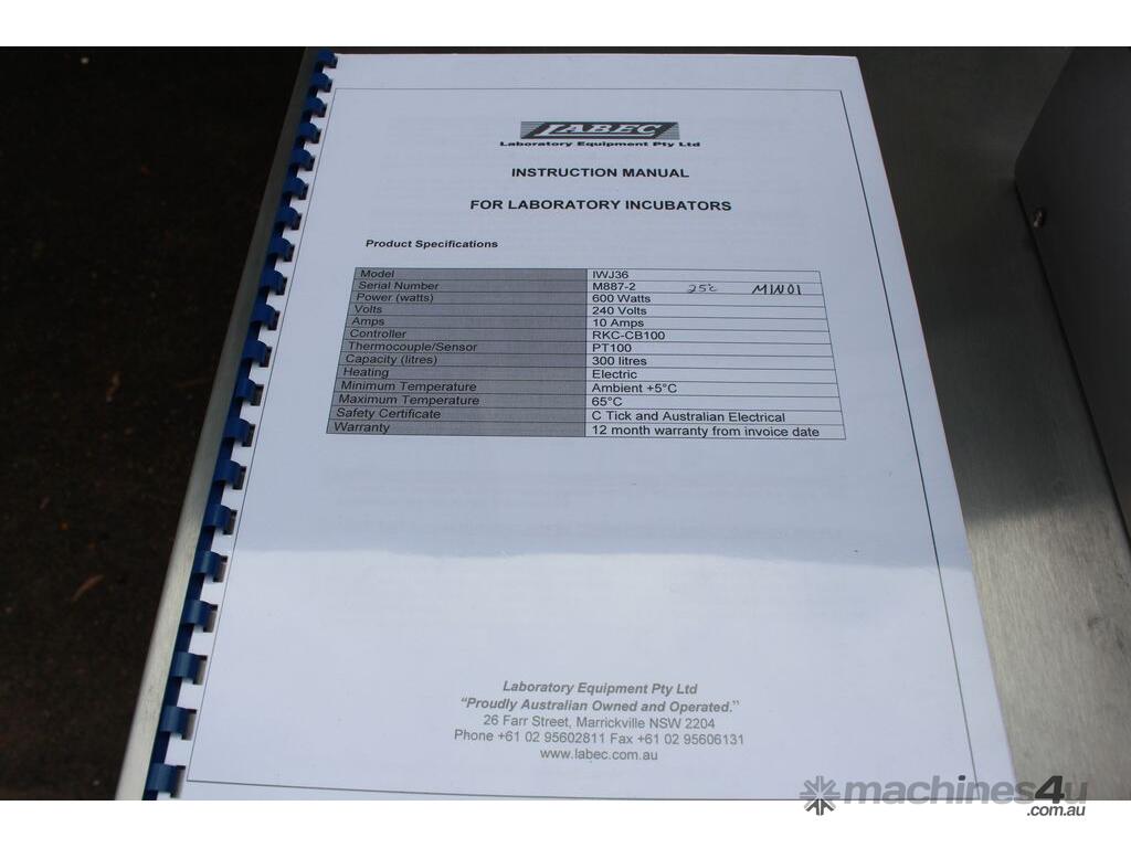 used labec Stainless Steel Jacketed Incubator Laboratory Incubator in ...