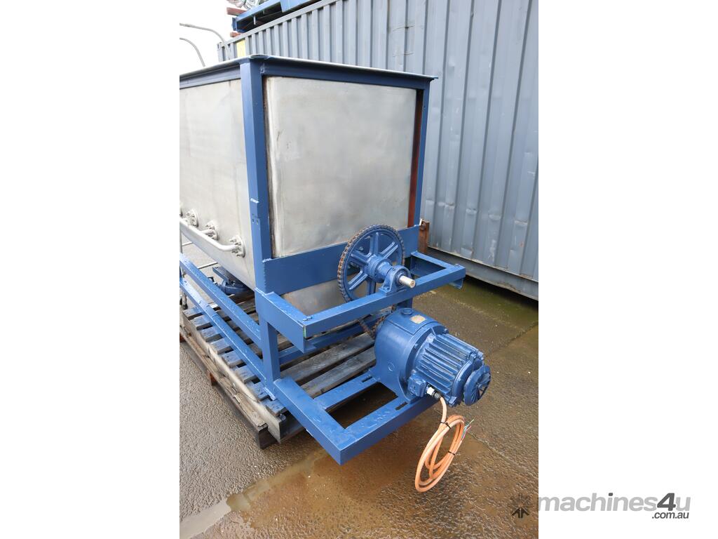 Used industrial ribbon mixer Stainless Steel Ribbon Mixer - 1000L ...