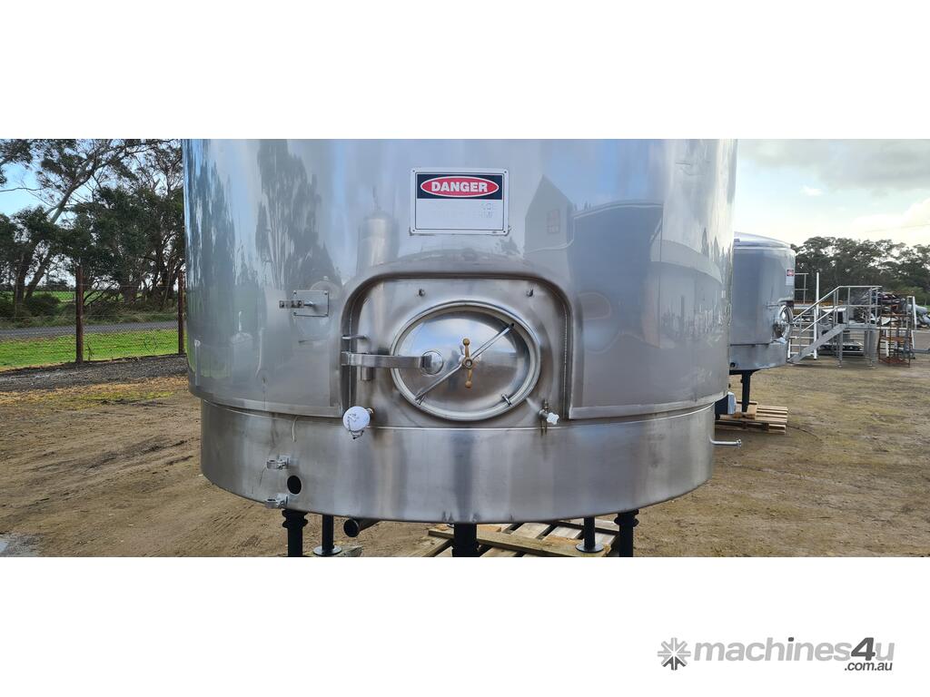 Used Not Specified Unknown 7000lt STAINLESS STEEL TANK MILK VAT ...