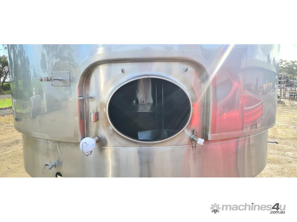 Used Not Specified Unknown 7000lt STAINLESS STEEL TANK MILK VAT ...