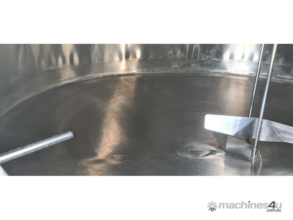 Used Not Specified Unknown 7000lt STAINLESS STEEL TANK MILK VAT ...