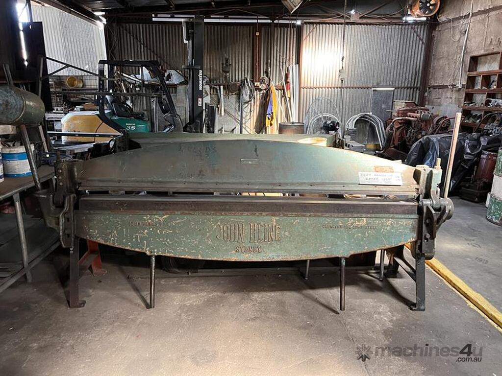 Used John Heine JOHN HEINE 168H Sheet Metal Folder in , - Listed on ...