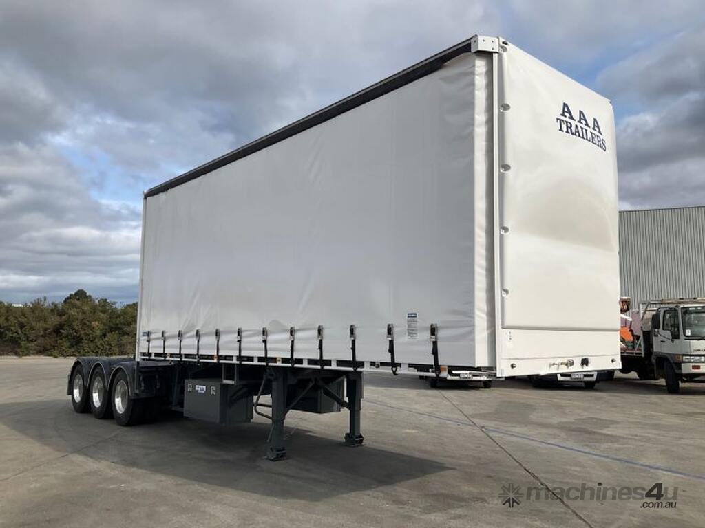 Buy Used 2023 AAA Trailers 2023 AAA Trailers CS Tri Axle Flat Top Curtainsider A Trailer ...