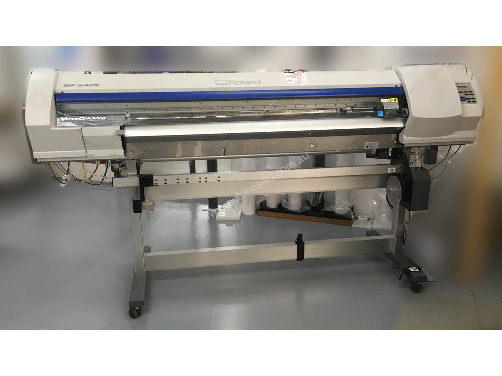 Used Roland Roland Wide Format Printer SP 540v With Bulk Ink System