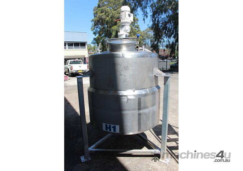 used sepak Stainless Steel Dimple Jacketed Mixing Tank Heating Tank in ...