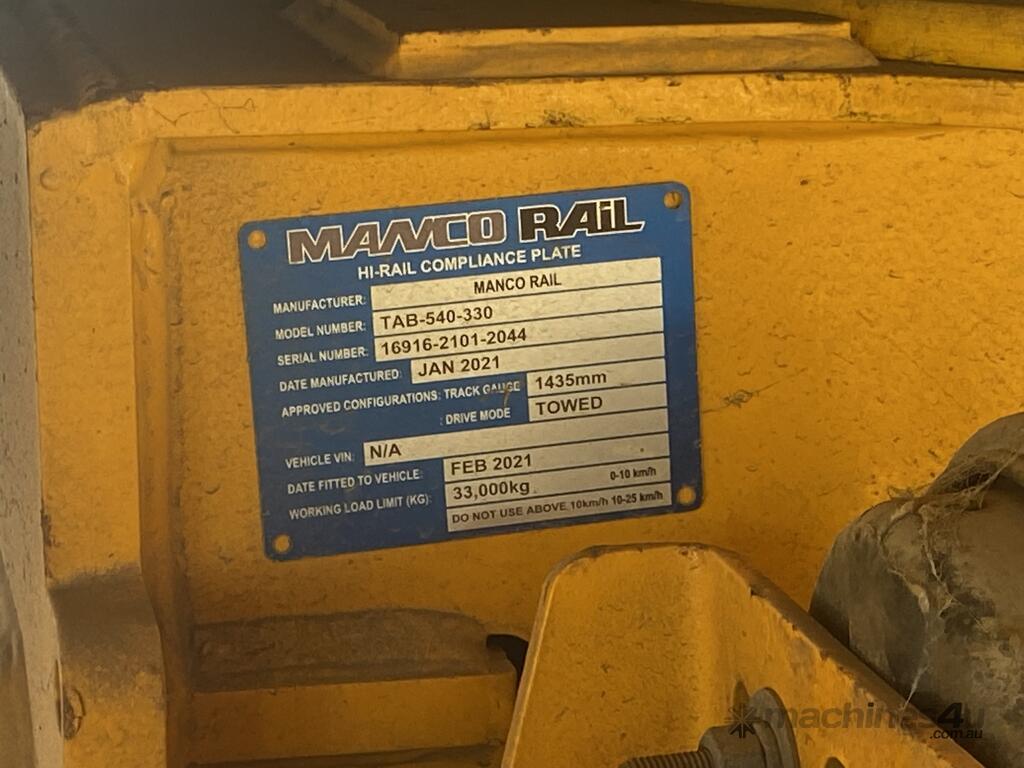 Buy Used 2021 Manco Trailers 2021 Manco Rail Flat Bed Rail Trailer Trailers (1086026) - Listed ...