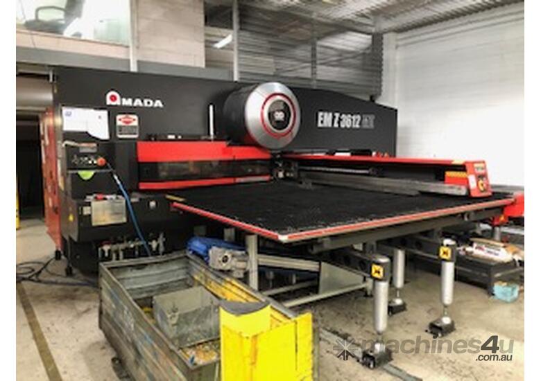Used 2016 Amada Used Amada EMZ3612M2 turret punching machine Turret ...