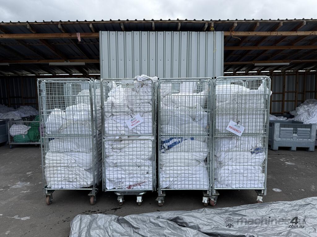 Used 12x Upright Stillages Including Various Linen (1161126)