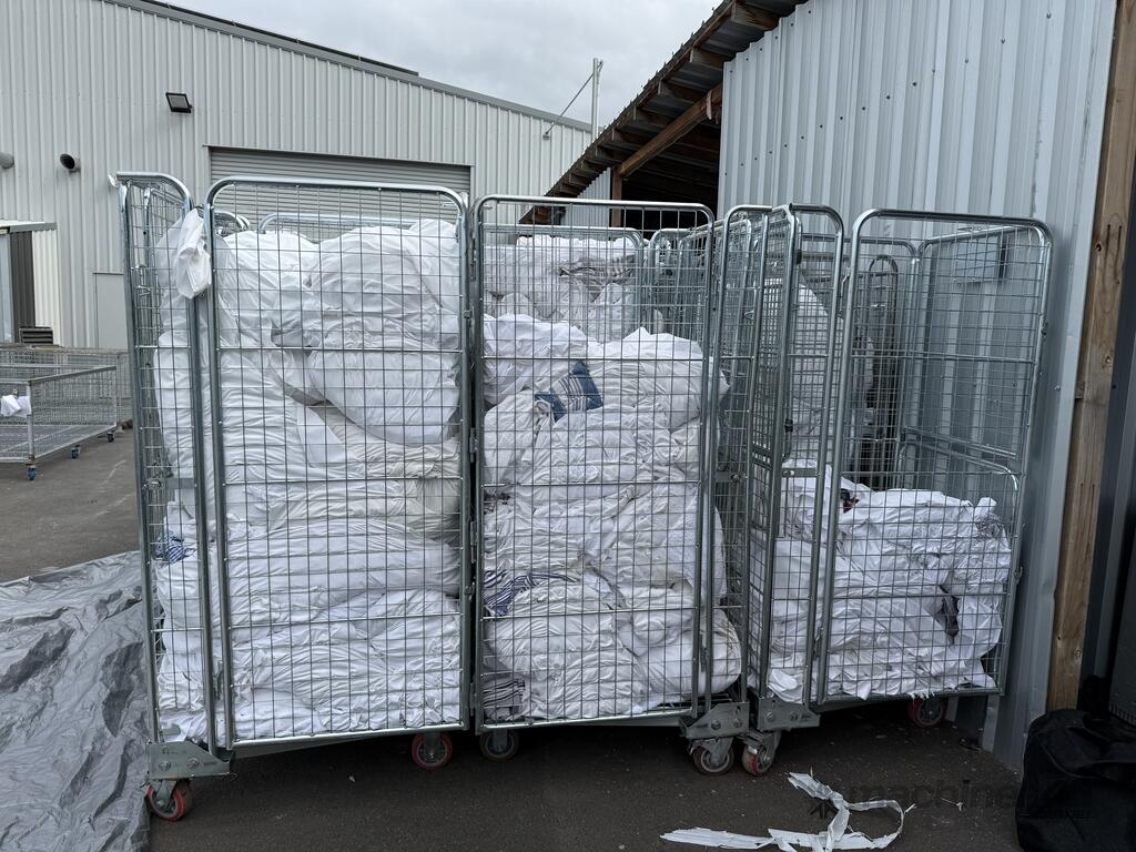 Used 12x Upright Stillages Including Various Linen (1161126)