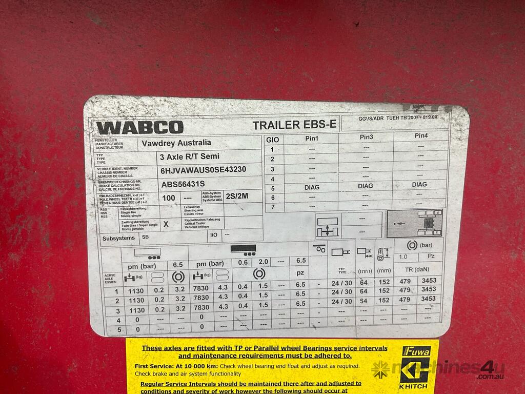 Buy Used 2024 vawdrey VBS3 Day Cab Trucks (1200326)