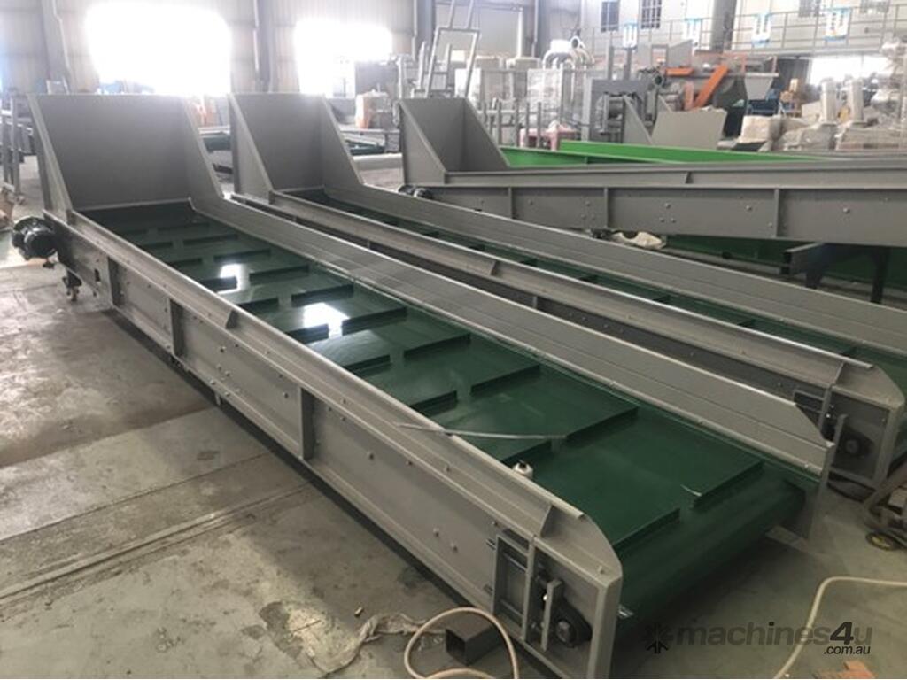 New flat belt powered conveyor NEW Large Incline Motorised Belt ...