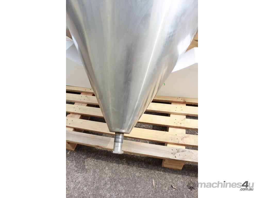 used alfa laval Stainless Steel Insulated Pressure Conical Vessel ...