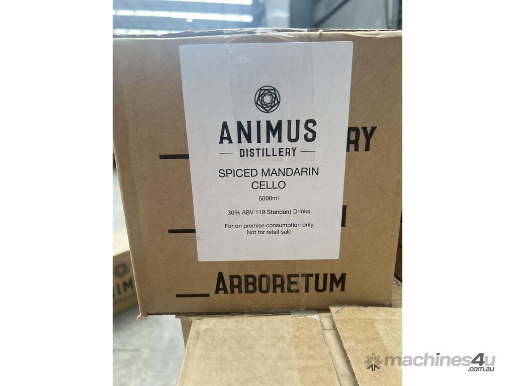 Used 4 x Boxes Spiced Mandarin Cello 5000 ml bags (1088827) - Listed on ...