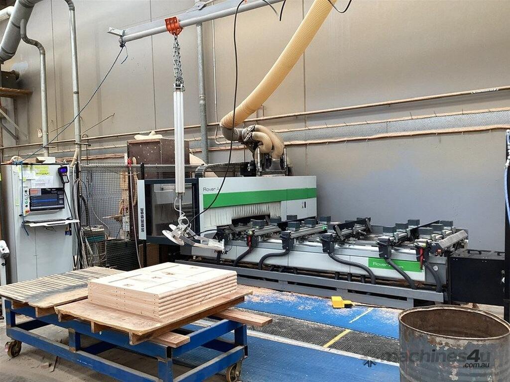 Used 2021 Biesse BIESSE ROVER A SMART 1632 CNC Machine Flatbed Nesting ...
