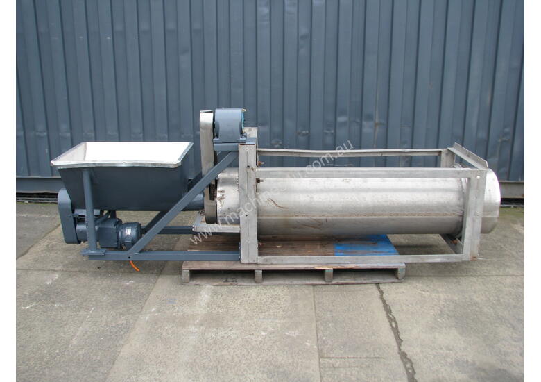 Used Dewater Tumbler Screw Auger Fed Water Filter Filtration Dewatering ...