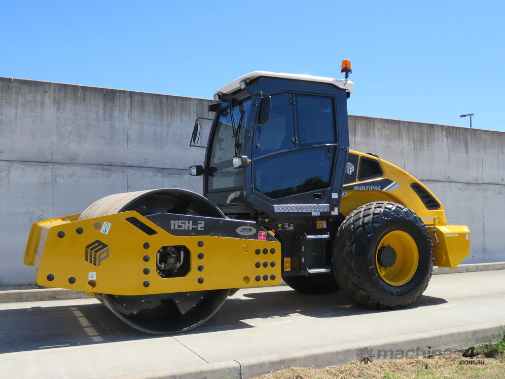 New 2022 multipac MULTIPAC 115H-2 VIBRATING SMOOTH DRUM ROLLER Single ...