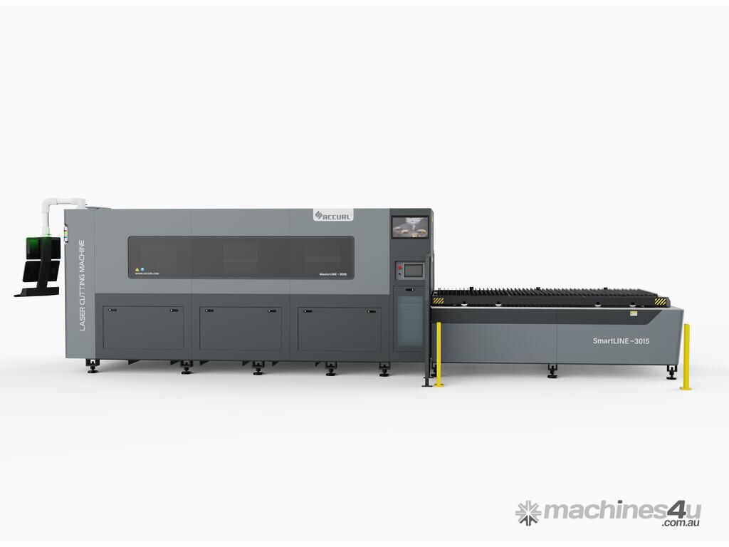 New Accurl AccurlCMT MASTERLINE FIBER LASER 8KW MAX 2 X 4M BOCI HEAD ...